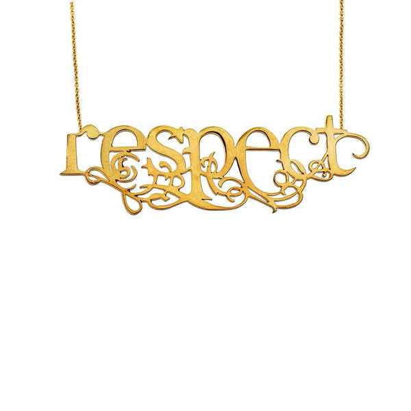 Respect Necklace by Eina Ahluwalia